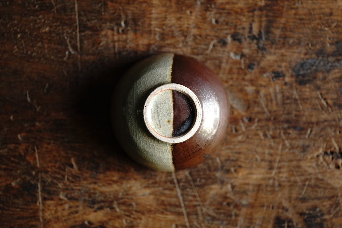 Mino Miki Fukai Kokoro Tea bowl / Masahiko Anto – うつわと古物 幹