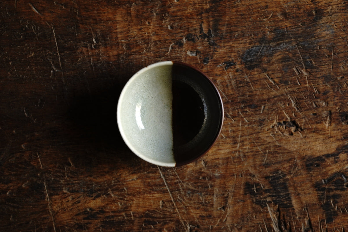 Mino Miki Fukai Kokoro Tea bowl / Masahiko Anto – うつわと古物 幹
